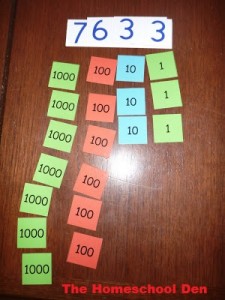 First Grade Math (addition/place value) - Homeschool Den