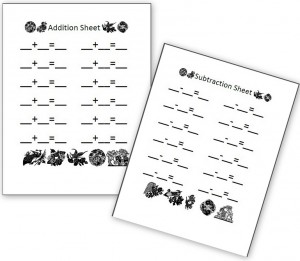 Addition and Subtraction Dice Sheets Archives - Homeschool Den