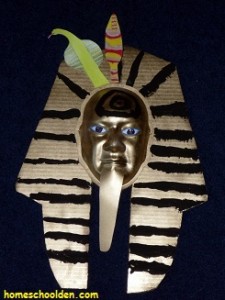 Ancient Egypt Death Mask Craft - Homeschool Den