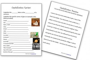 Capitalization Review - Homeschool Den