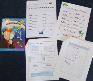 Multiplication Practice Sheets 3s through 6s (Pokemon Theme) and other ...