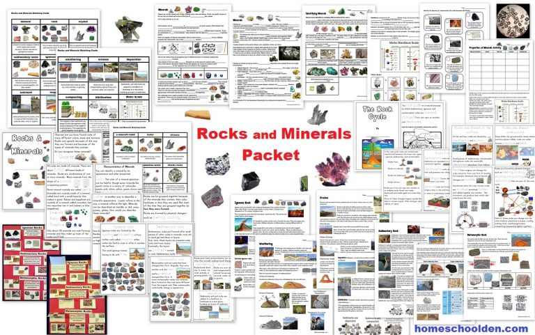 Rocks and Minerals Unit - Homeschool Den