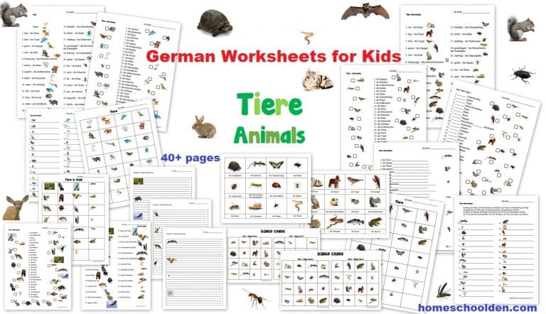 German Worksheets Körperteile Body Parts - Homeschool Den