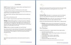 Simple Machines Packet (About 30 pages) - Homeschool Den