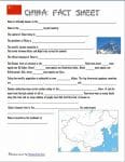 China Fact Sheet (Free) - Homeschool Den