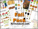 Fall and Thanksgiving Themed Printable Activities (Free) - Homeschool Den