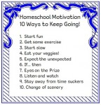 Homeschool Motivation - 10 Ways to Keep Going! - Homeschool Den