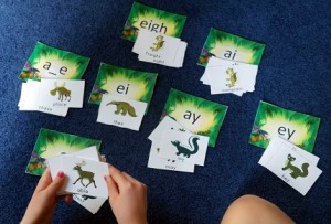 Long A Sounds /ay/ - a, ai, ay, a-e, ei, eigh, ey -Sorting Cards and ...
