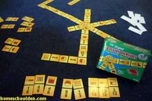Fraction Dominoes Game - Homeschool Den
