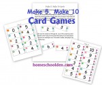 PreK-K Math Activities (Make 5, Make 10) - Homeschool Den