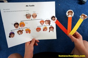 German Family Vocabulary Practice - die Familie - Homeschool Den