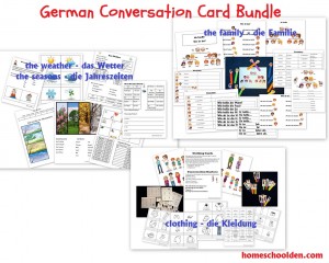 German Conversation Cards and Worksheets: Clothing - die Kleidung ...