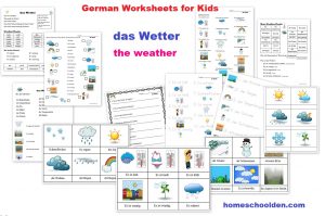 German Conversation Practice Set: Weather, Days of the Week, Months ...