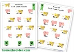 Free Minecraft Math Addition & Subtraction Practice Pack - Homeschool Den