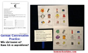 German Conversation Cards and Worksheets: Clothing - die Kleidung ...