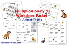 Free Easter Multiplication and Division Worksheets - Homeschool Den