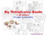 Multiplication & Division Pages with a Minecraft Theme - Homeschool Den