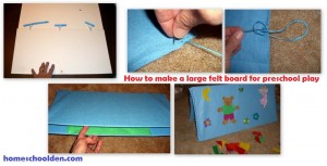 Preschool Activities: Felt Board Play (Make Your Own!) - Homeschool Den