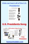 U.S. Presidents' Worksheets - Presidents Day and US Presidents Song ...