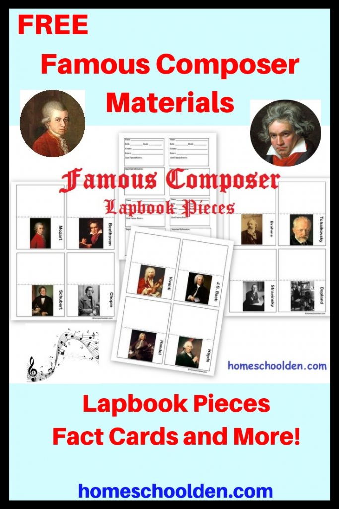 Music Appreciation: Free Famous Music Composer Resources - Homeschool Den