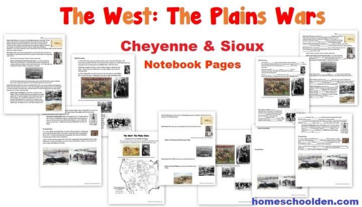 Plains Wars: Cheyenne and Sioux Notebook Pages (Sand Creek, Wounded ...