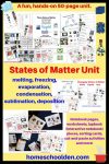 States of Matter - Changing States of Matter Packet (50+pages ...