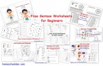 Free German Worksheets for Beginners - Homeschool Den