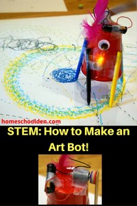 STEM: How to Make an Art Bot - Homeschool Den