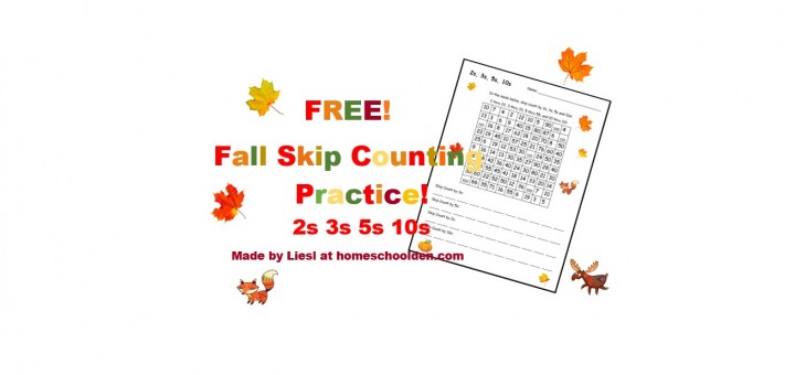skip counting wroksheets Archives - Homeschool Den