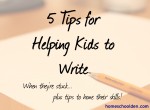 5 Tips for Helping Kids to Write - Writing Resource Pack (Currently ...