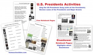 US Presidents Free Notebook Pages: Eisenhower - Homeschool Den