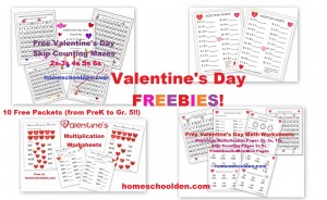Valentine's Day Freebies! - Homeschool Den