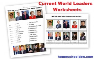 Types of Governments Worksheets - World Leaders (Currently Free ...