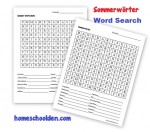Sommer Wortschatz - German Worksheets and Activities - Homeschool Den