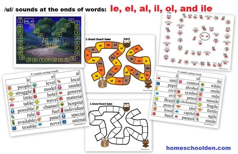 Long O Sound Word Sort and Games - Homeschool Den