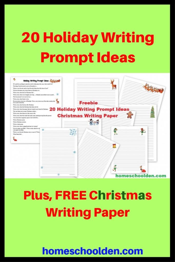 Holiday Writing Prompt Ideas & Free Christmas Writing Paper ...