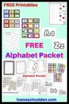 Alphabet Worksheets and Cards (Free) - Homeschool Den