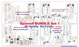 Spanish Worksheets for Kids - Mi familia - My family - Homeschool Den