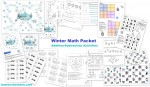 Winter Math Packet (Addition, Subtraction & more) - Homeschool Den