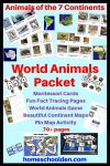 World Animals Activities (Board Game & Pin Map) - Homeschool Den
