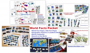 Famous World Landmarks - Free Montessori 3-Part Cards - Homeschool Den