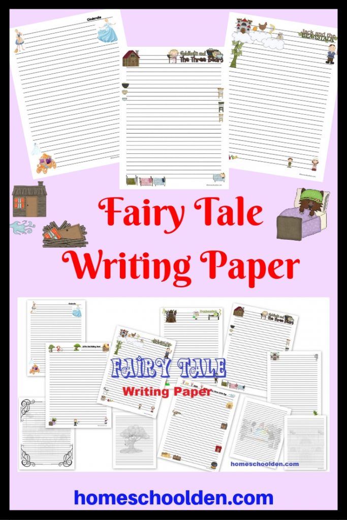 Writing Workshop - Fairy Tale Writing Paper - Homeschool Den