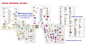 German Worksheets - die Familie The Family - Homeschool Den