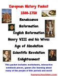 Renaissance Artist Worksheets on da Vinci, Michelangelo, Raphael and ...