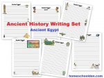 Ancient History Writing Paper Set - Homeschool Den