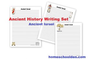 Ancient History Writing Paper Set - Homeschool Den