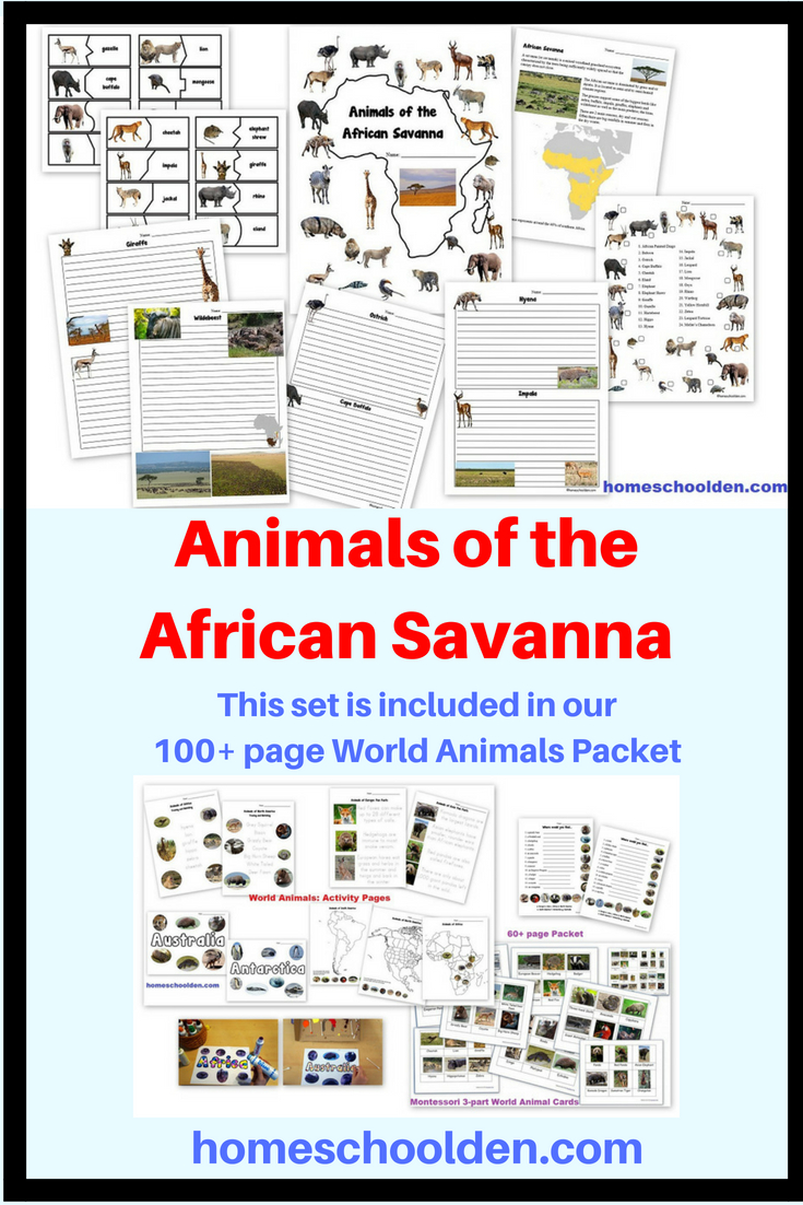 World Animals Activities (Board Game & Pin Map) - Homeschool Den