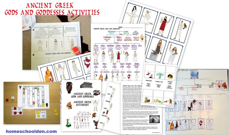 Ancient Greek Gods & Goddesses Packet Update - Homeschool Den