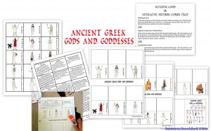 Ancient Greek Gods and Goddesses Packet - Homeschool Den