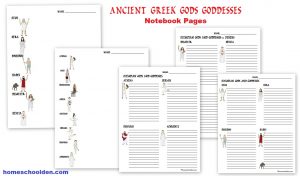 Ancient Greek Gods and Goddesses Packet - Homeschool Den
